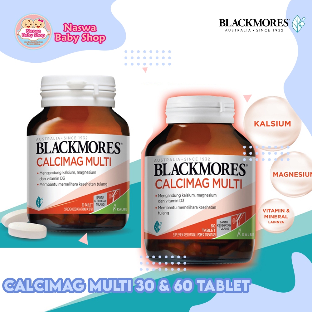 Blackmores Calcimag Multi CONTENTS 30 & 60 TABLETS | Shopee Malaysia
