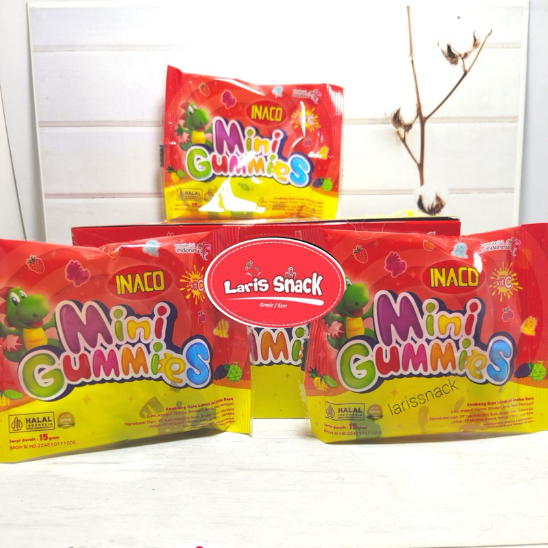 Inaco Mini Gummies Box 15gr (12Pcs Contents) | Shopee Malaysia