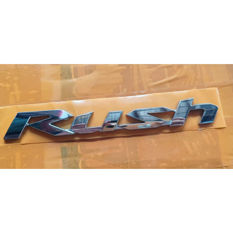 Original Rush chrome Emblem | Shopee Malaysia