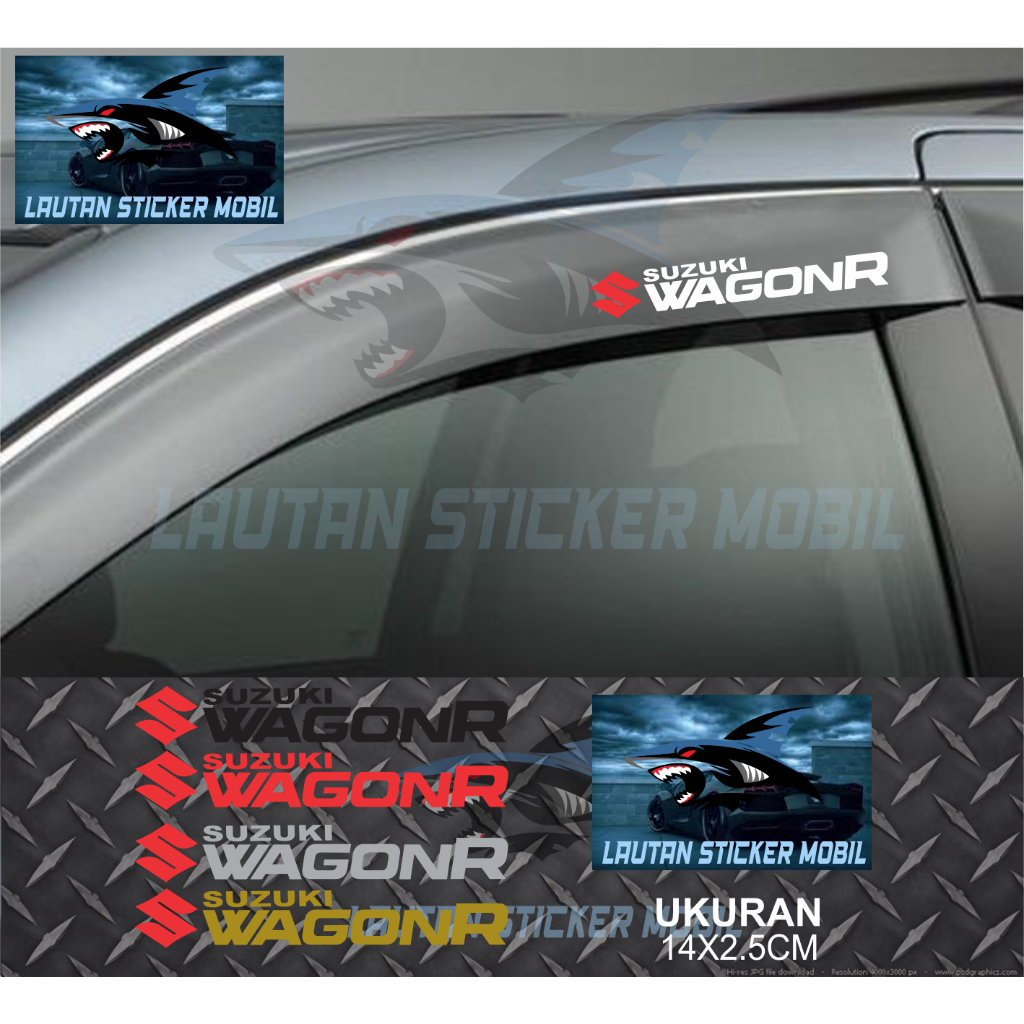 Car Gutter sticker wagon r cutting sticker suzuki wagon r Car Gutter ...