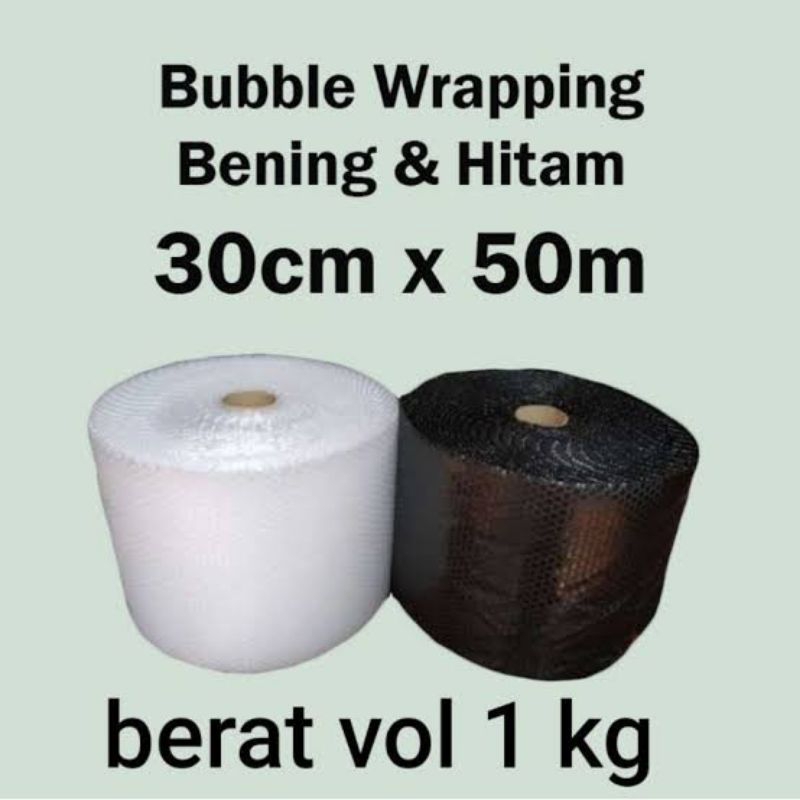 Plastic Bubble Wrap Roll measuring 30cm x 50 Meters Bubble | Shopee Malaysia