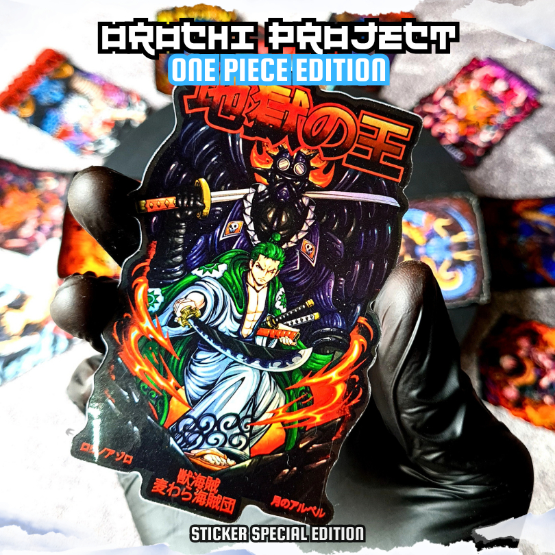 Sticker Sticker Zoro King One Piece Special Edition Hologram hp Laptop ...