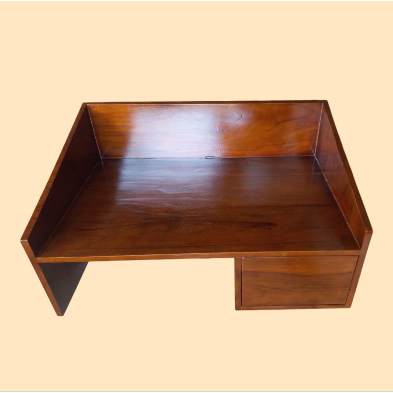 KAYU Custom teak wood cashier desk no. 5 likes woodcraft | Shopee Malaysia