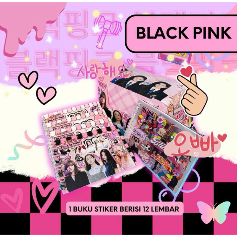 WASHI SANRIO BTS BLACKPINK 2D CHARACTER BOOK STICKER MOMO / NONO KOREAN ...