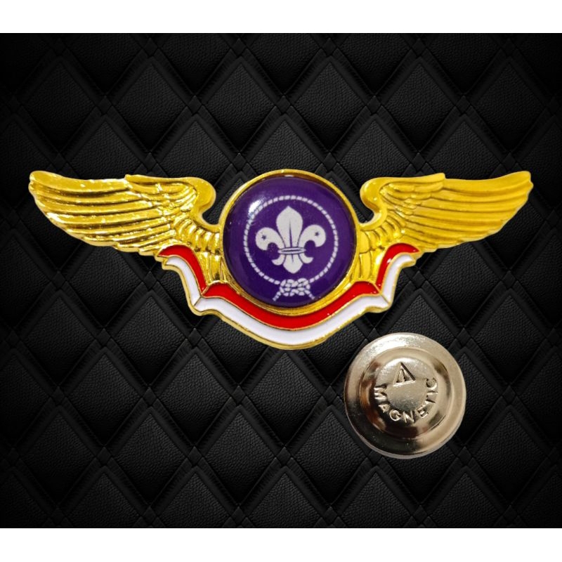Magnetic wosm wing pin - scout scout logo wing pin | Shopee Malaysia