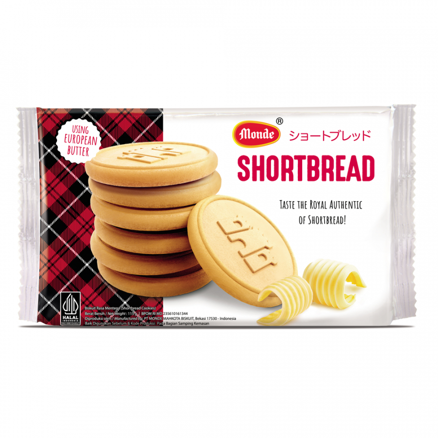 Monde Shortbread Butter Flavored Biscuits 115gram | Shopee Malaysia