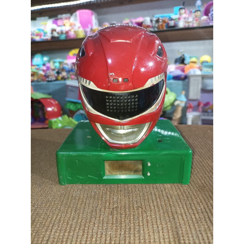 Vintage 1994 mighty morphin power ranger tyranno red jason helmet ...