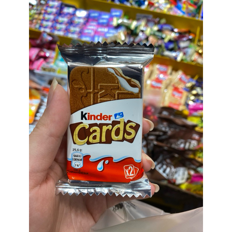 Kinder cards chocolate contains 2 pcs | Shopee Malaysia