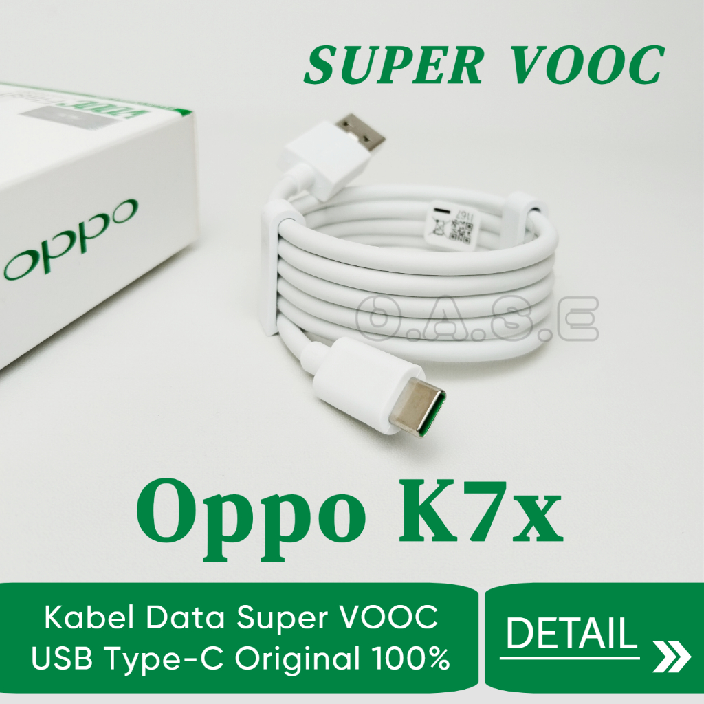 Original Oppo K7x Type C Super VOOC Data Cable | Shopee Malaysia