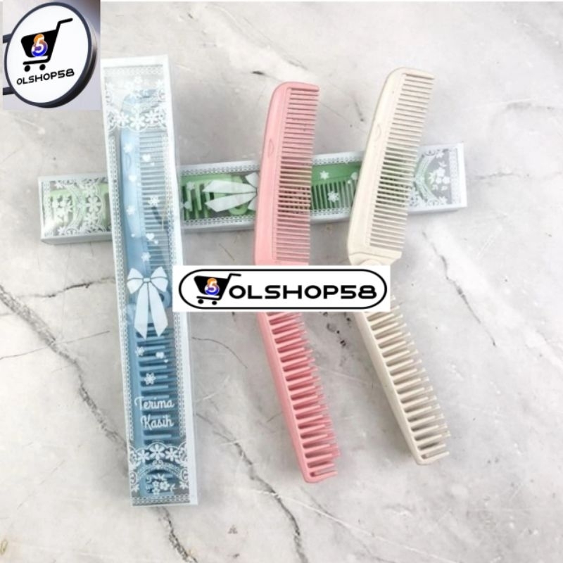 (50 pcs) DOUBLE FOLDING COMB | Shopee Malaysia