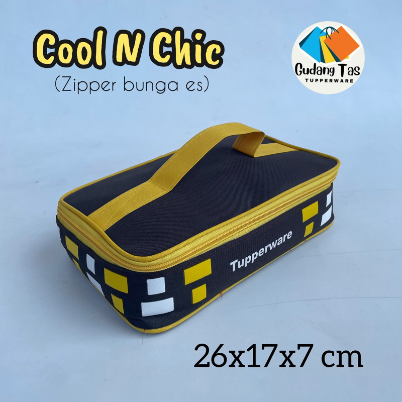 Tupperware Cool N Chic gingham (ice flower head zipper) | Shopee Malaysia