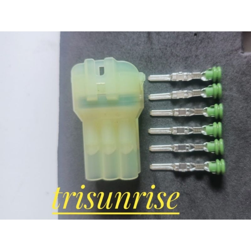 Original Kawasaki 6-pin dlc connector Socket include terminal, Socket ...