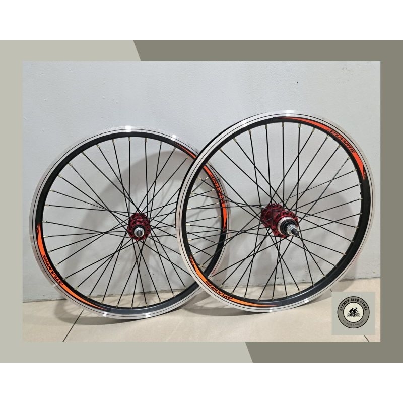 Wheel Set Atlantis 20 x 175 36 Hole × Bitex Rims into 20 Rims | Shopee ...