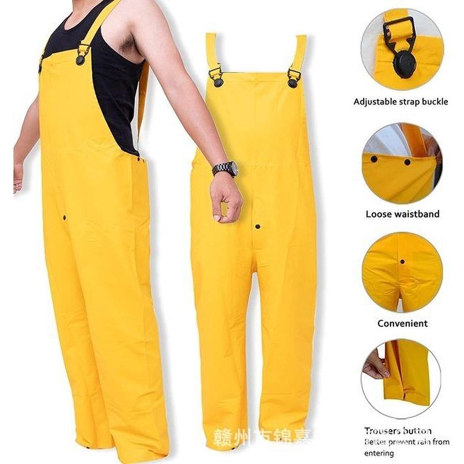 Jumbo Size Safety Project Raincoat, Thick/Strong Material, Yellow ...