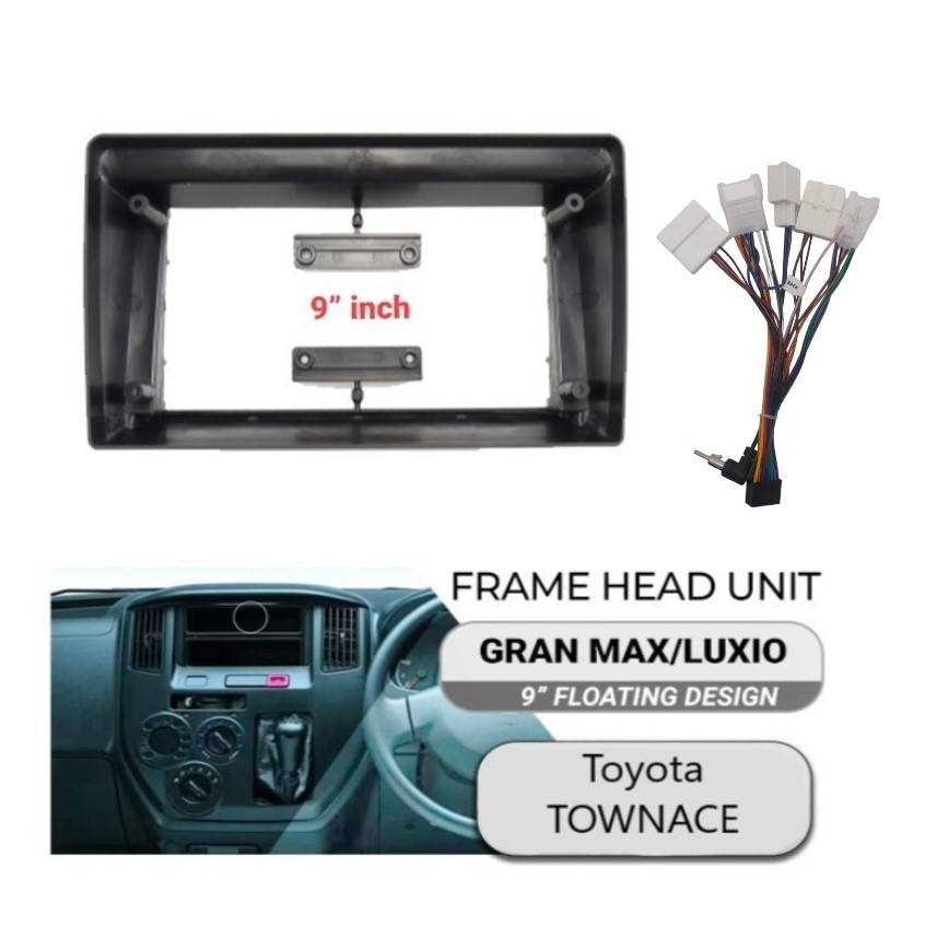 9inch Frame Daihatsu Grand Max/Bezel-Less/Town Ace 2008-2020 Panel Head ...