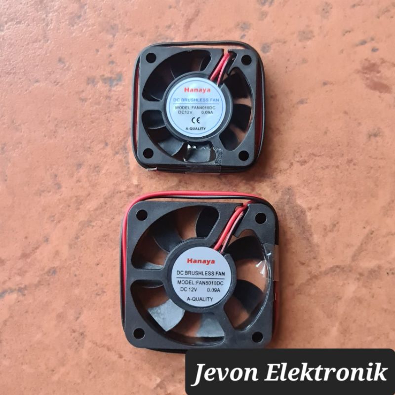 Hanaya DC Brushless Fan 4x4 5x5 12V Fan 12 V Volt Fan4010DC Fan5010DC ...