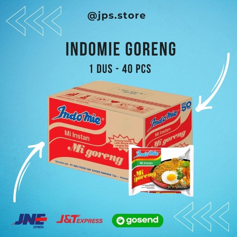 Indomie Goreng Fried Fried Noodles 1 Box 40pcs/1 Carton | Shopee Malaysia