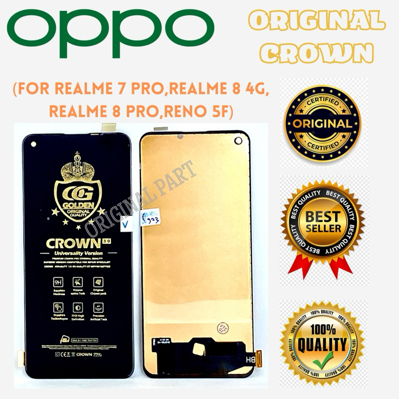 [ORIGINAL] Quality LCD OPPO RENO 5F/A74 4G/A95/REALME 8 4G/REALME 7 PRO ...