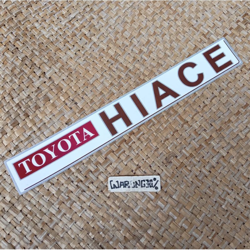 Toyota hiace door Sticker, old school Toyota hiace door, classic ...