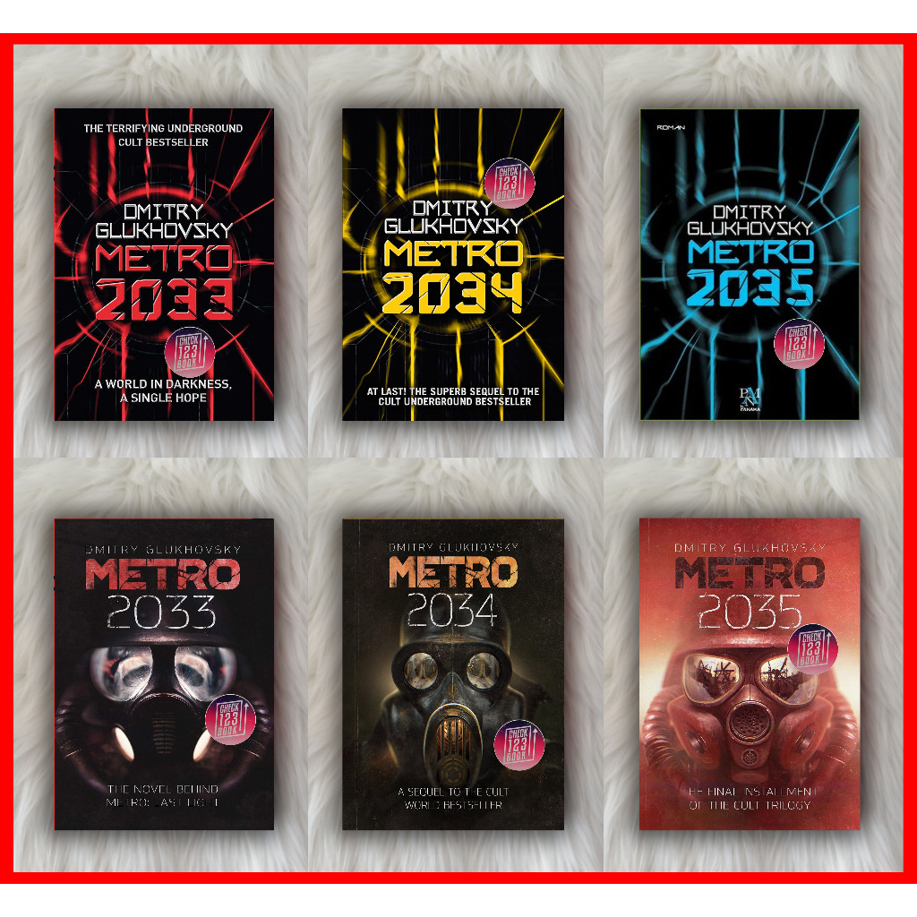 Metro series by Dmimery Glukhovsky METRO 2033 2034 2035 | Shopee Malaysia