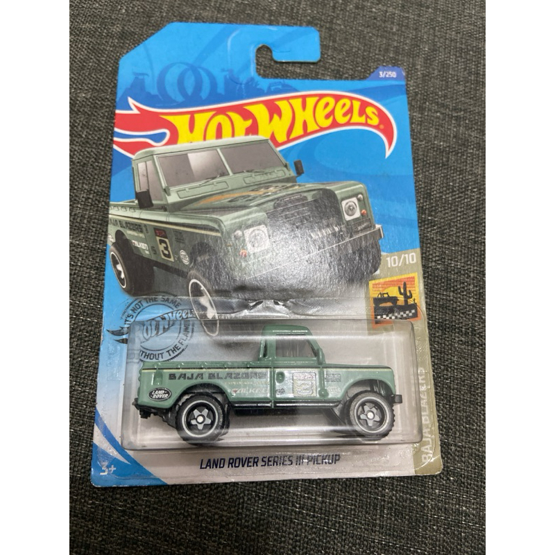 Hotwheels Hot Wheels Land Rover Series III Pickup Green | Shopee Malaysia