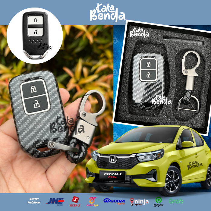 Honda Brio 2023 E/RS New Remote Carbon Cover 2024 Protective Key Case ...