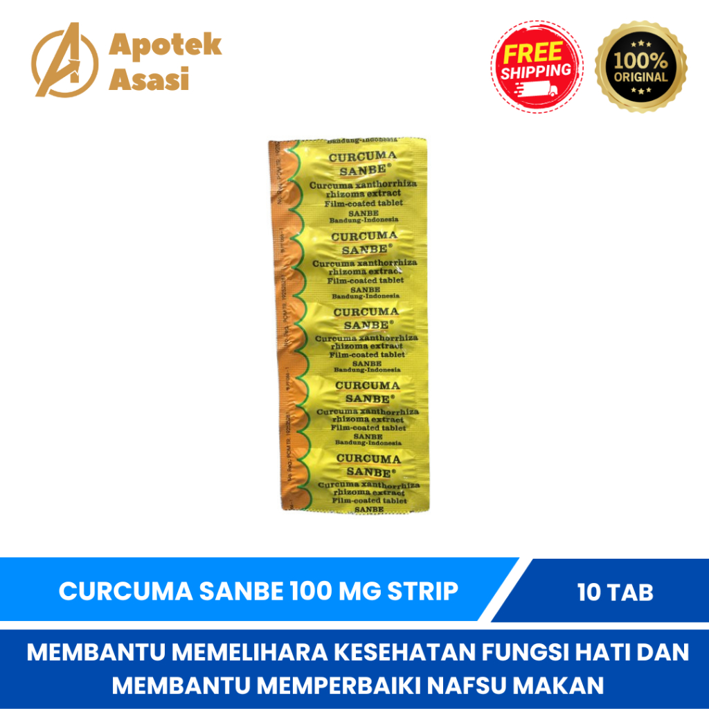 Curcuma SANBE Strip Contains 10 Tablets | Shopee Malaysia