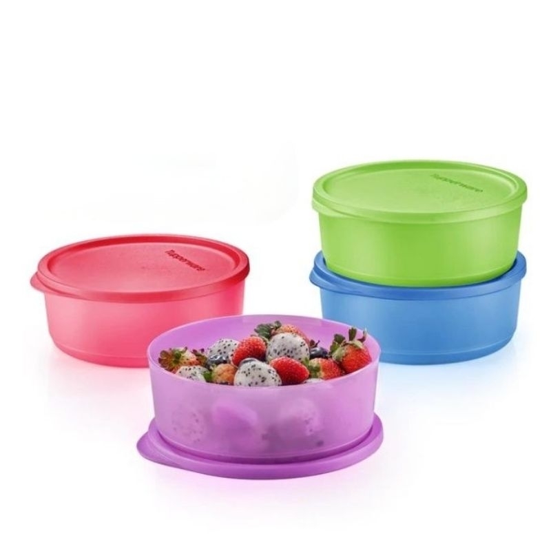 Snack Jar/Snack Food Container/Bowl With Lid Summer Fresh Large Round ...