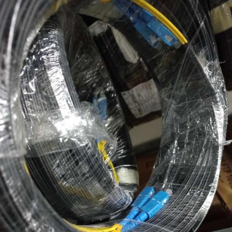 100m Precon FO Fiber Optic Cable 2 core 3 Alternating SC UPC Corning ...