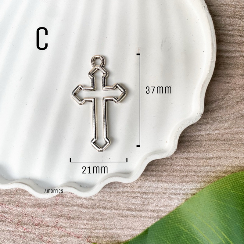 Diy cross Bezel cross gold silver rose gold resin beautiful large ...