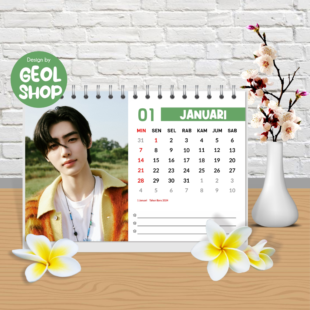 Kpop 2024 Sitting Calendar NCT DREAM NCT127 ENHYPEN Can Be CUSTOM ...