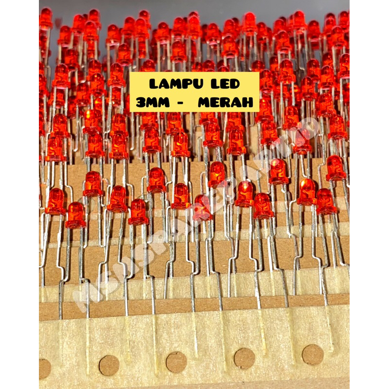 MERAH 3mm LED LIGHT - RED | Shopee Malaysia