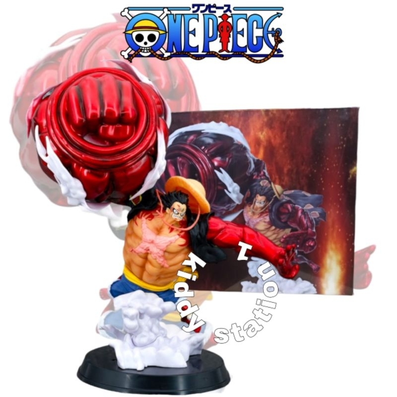 One Piece Monkey D Luffy Gear Action Figure 4 Room Display 28cm ...