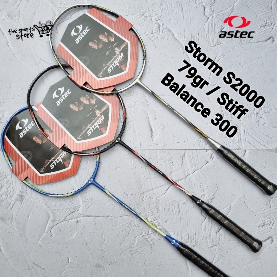 Toalson Astec Storm S2000 5U 79g Badminton Racket Original | Shopee ...