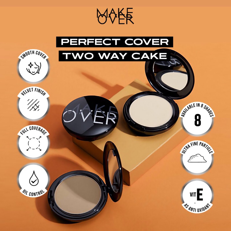 Make Over Perfect Cover Two Way Cake - Make Over Powder - Makeover TWC ...