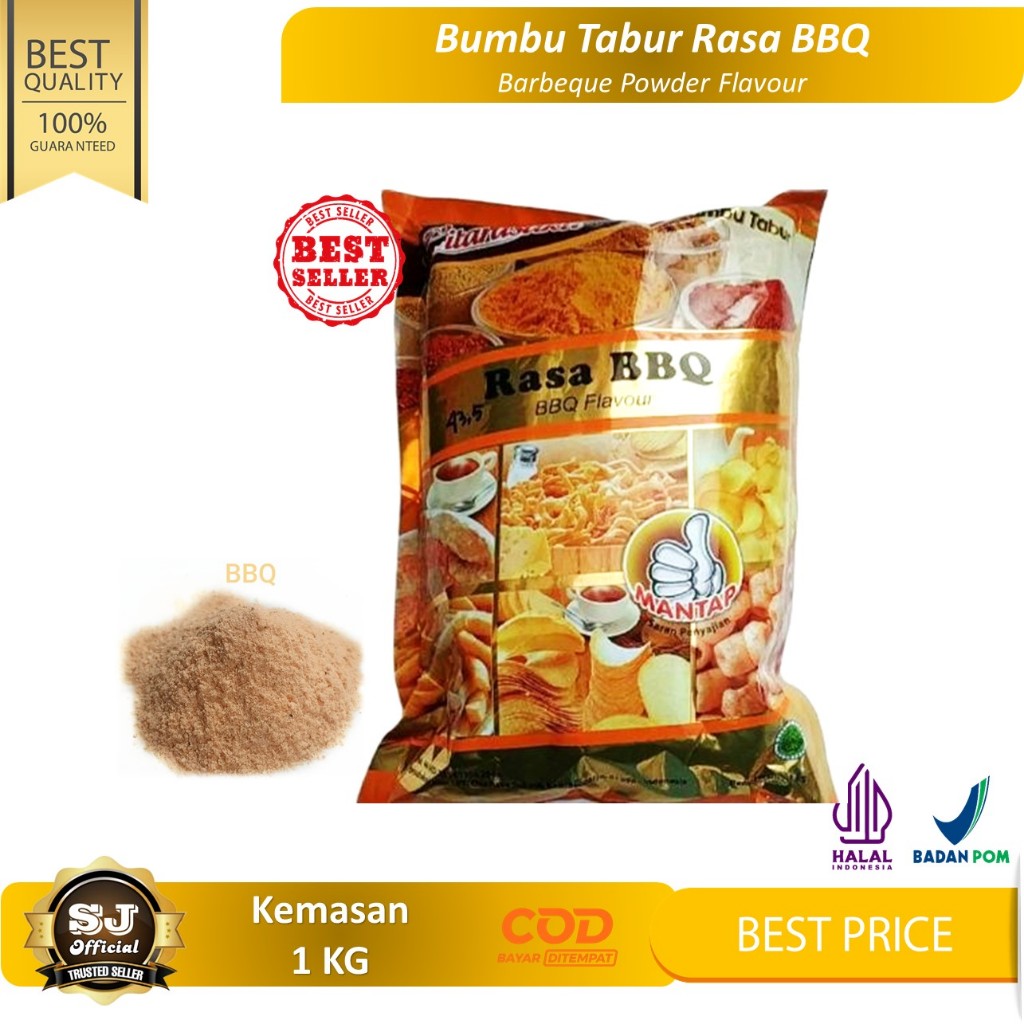 Citarasaku Seasoning (1 KG) BBQ Flavor / Barbeque Powder Seasoning BPOM ...