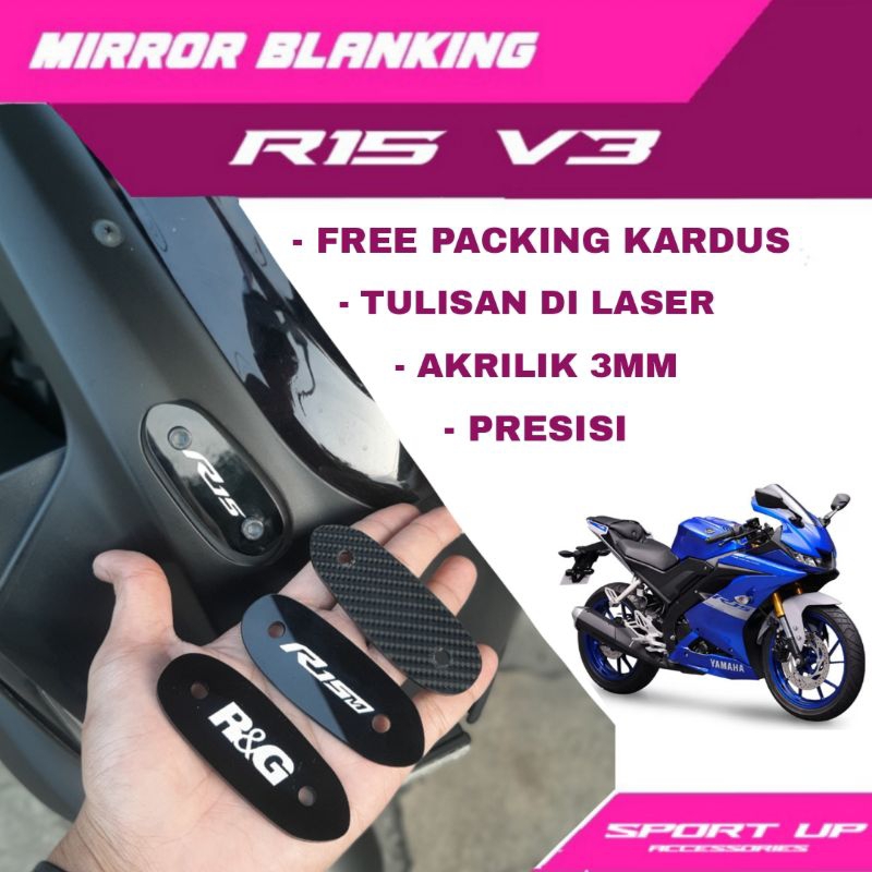 Yamaha R15v3 Blanking Mirror | Shopee Malaysia