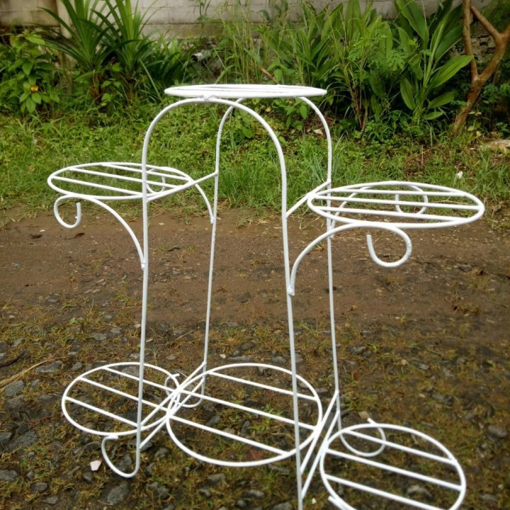 70cm HIGH/FLOWER RACK IRON FLOWER RACK/BEAUTIFUL POT STANDING | Shopee ...