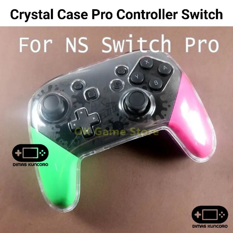 Crystal Case Pro Controller Switch mika Transparent nintendo lite oled ...