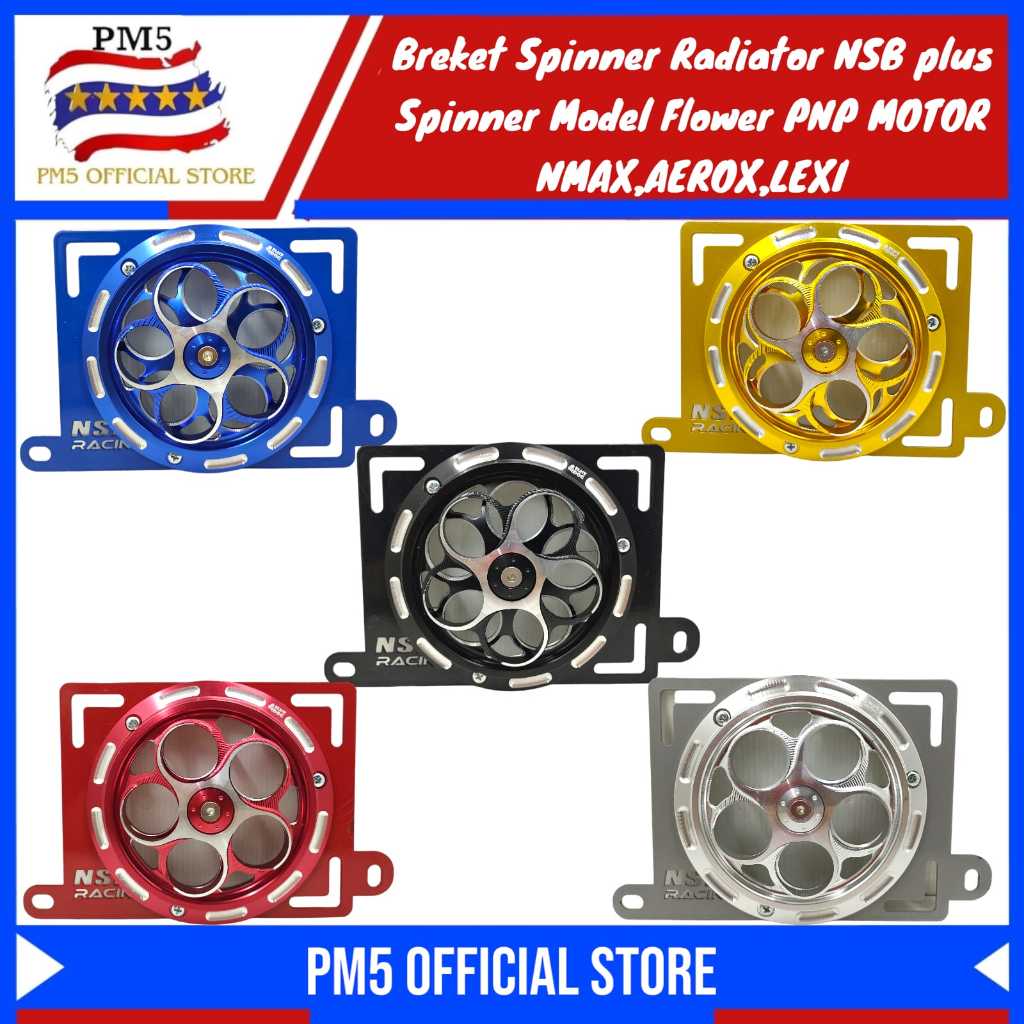 Nsb Radiator Spinner Holder Bracket Set Spinner Model Flower Full CNC ...