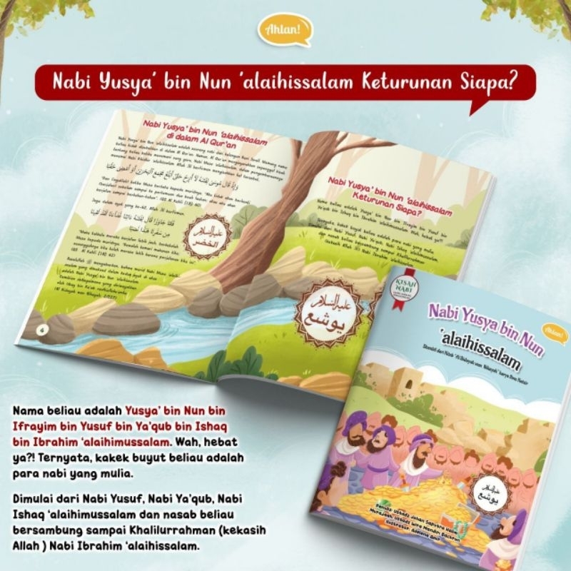 NABI Children's Book The Story of Prophet Yusya bin nun 'alaihissalam ...