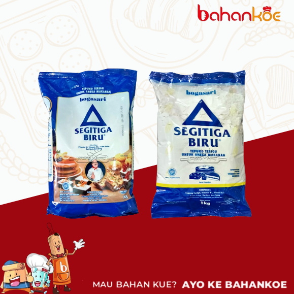 BLUE TRIANGLE FLOUR REGULAR AND PREMIUM 1KG | Shopee Malaysia
