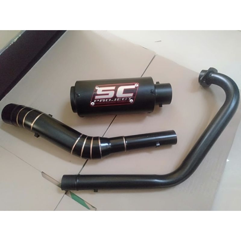 HITAM Exhaust racing SC Project Black SONIC 150 SUPRA GTR WINNER ...