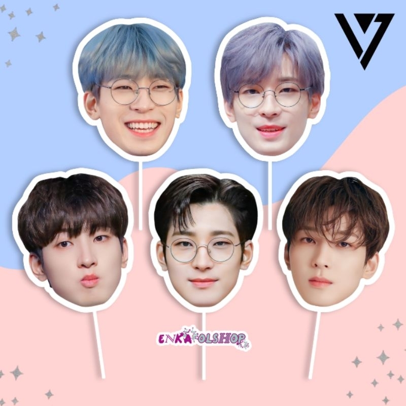 Face FAN/ SEVENTEEN FACE FAN: WONWOO handfan, kpop FAN, character FAN ...