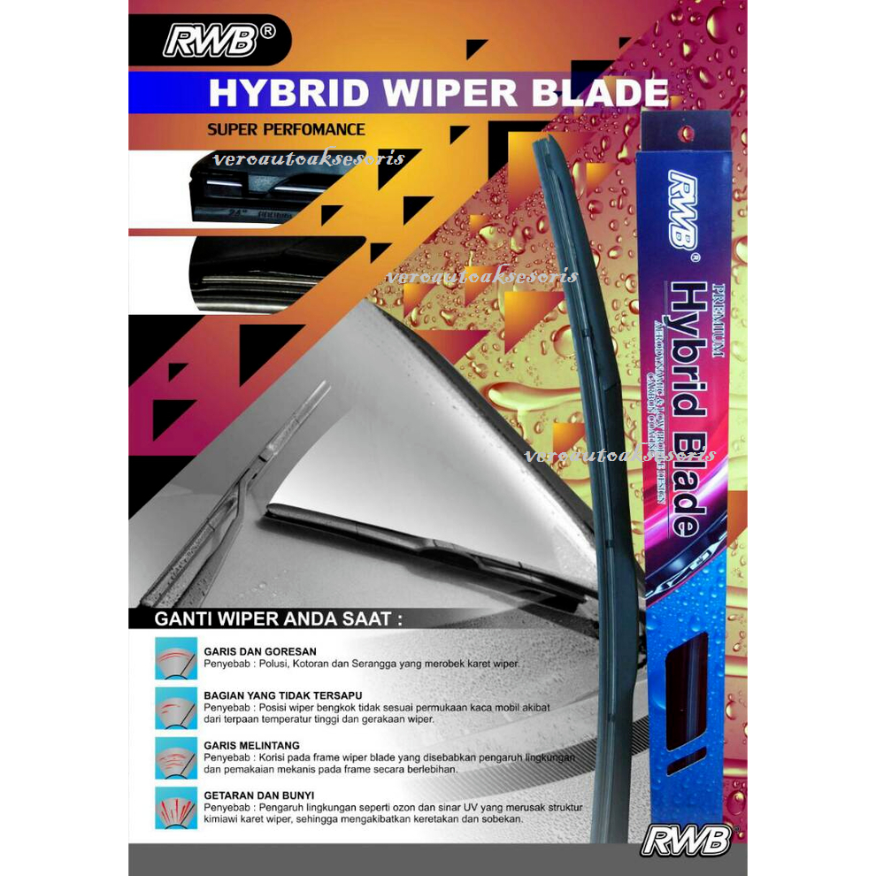 Car Wiper Rwb Hybrid Model Chevrolet Captiva Size 18-21 | Shopee Malaysia