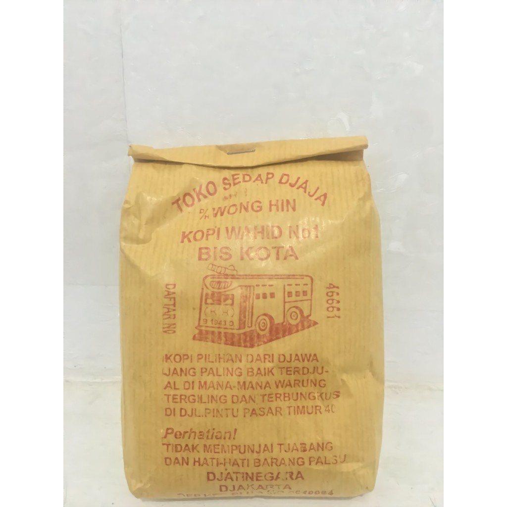 Kota Bus Coffee 250gr (ROBUSTA)/Wong Hin Coffee Original Jatinegara ...