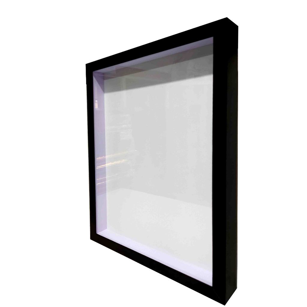 Wooden Block Frame 40x40 cm Black Glass/ | Shopee Malaysia