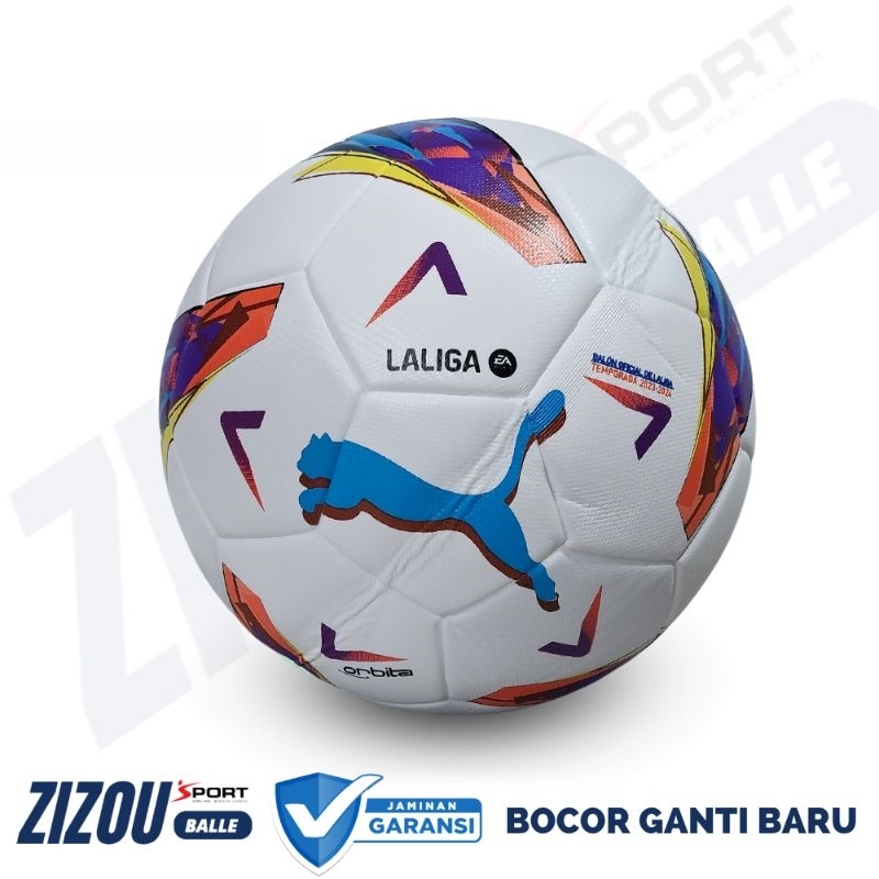 Puma original soccer ball PUMA ORBITA LA LEAGUE 23/24 large field ...