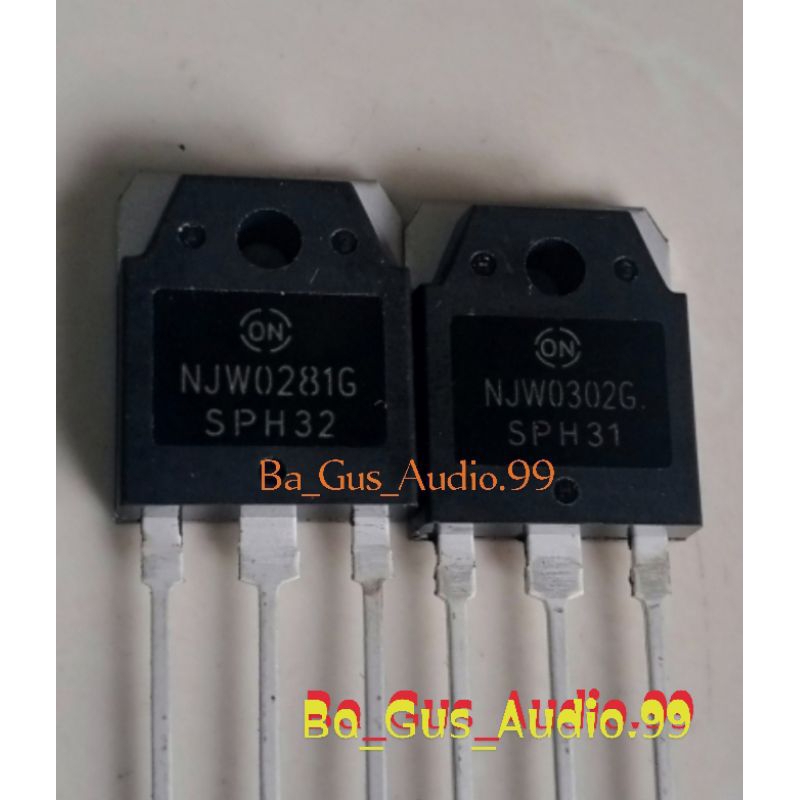 Transistor NJW 0302 /NJW 0281 Original 1Set | Shopee Malaysia