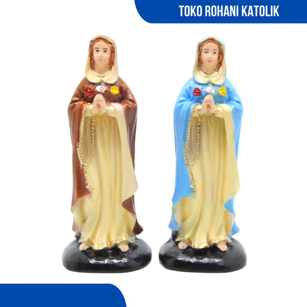 STATUE OF MOTHER MARY ROSA MISTIKA 10 CM / STATUE OF MOTHER MARY ...